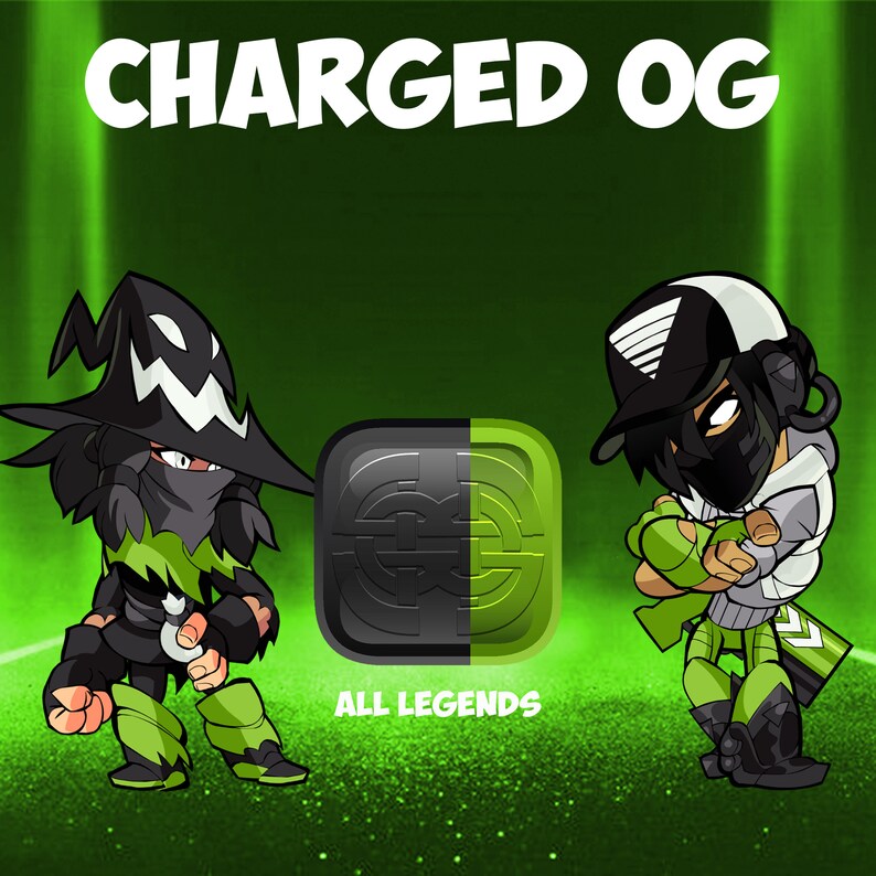 Brawlhalla OG Charged Colors All Legends - Etsy
