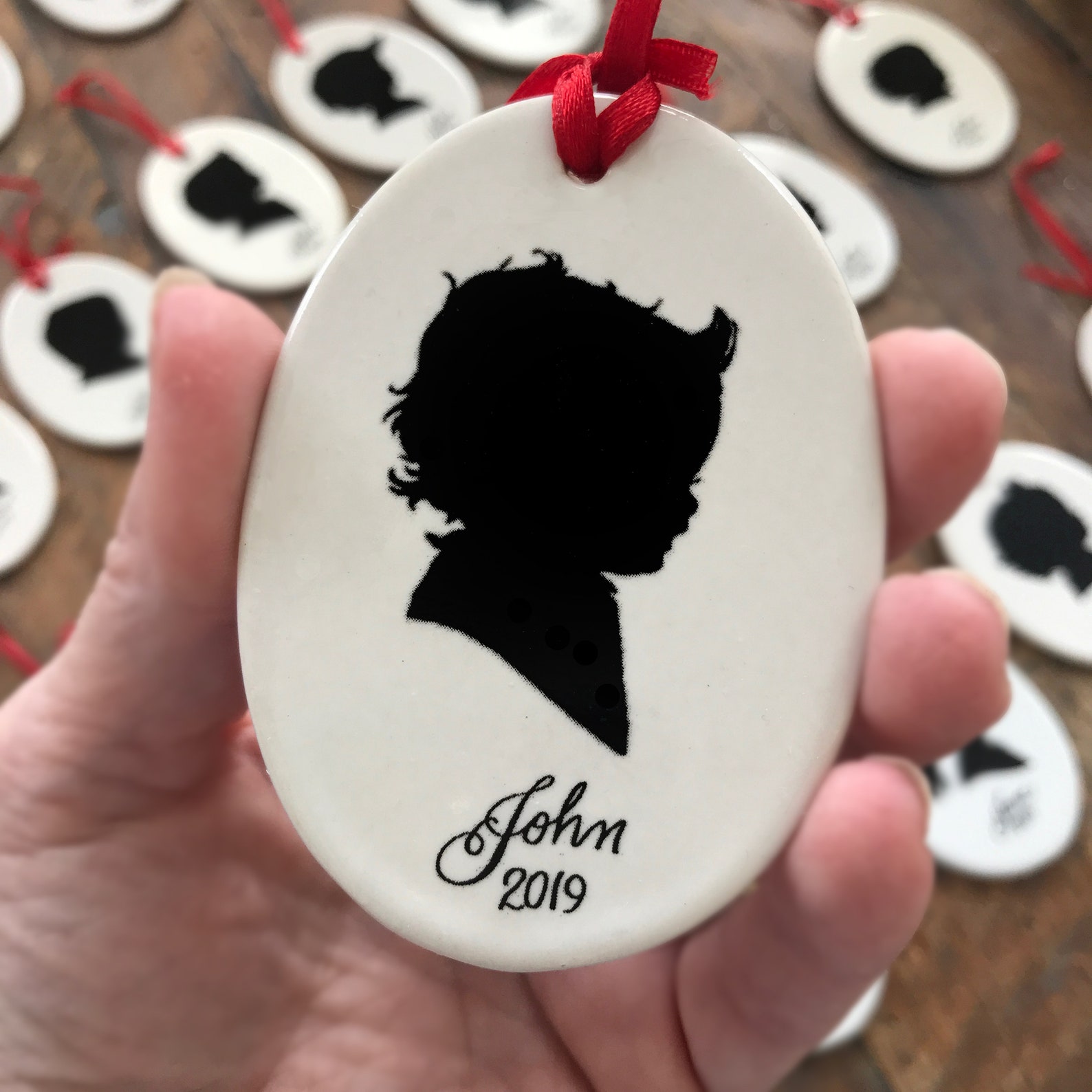 Custom Silhouette Cameo Portrait Profile Picture on Vintage - Etsy