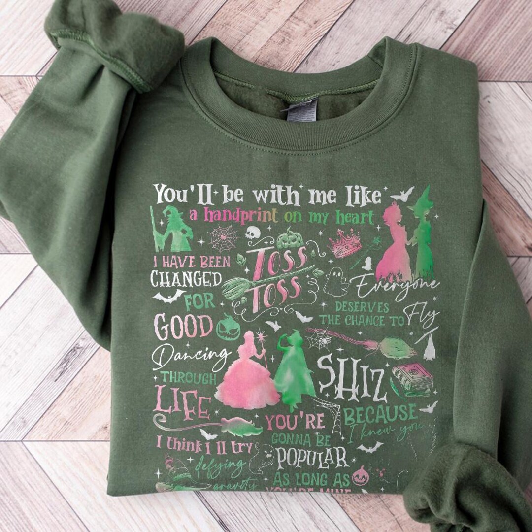 Wicked PNG Digital Download, Defying Gravity PNG Clipart, Wicked ...