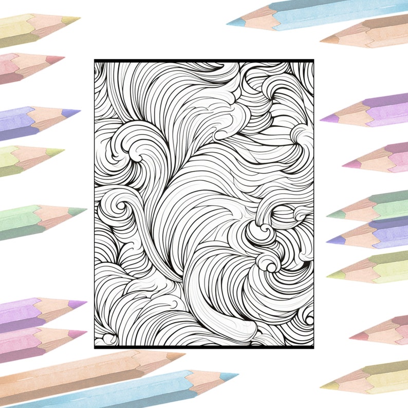 Ocean Mindfulness Colouring Book 37 Pages - Etsy