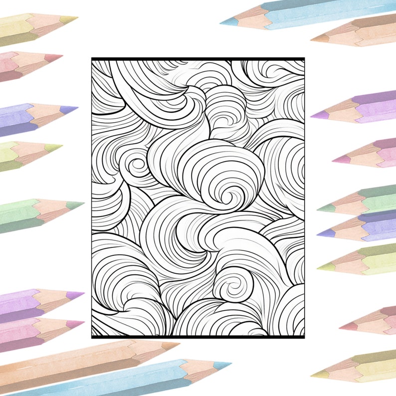 Ocean Mindfulness Colouring Book 37 Pages - Etsy