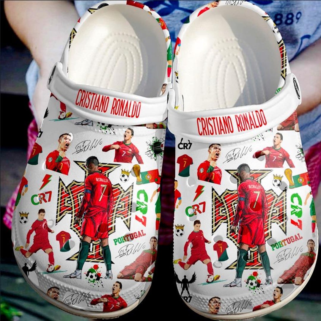 Cristiano Ronaldo CR7 Clogs Portugal Football Champion Design ...