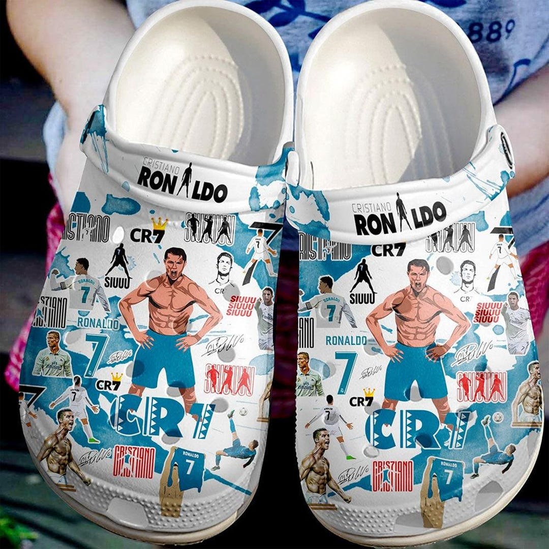 Cristiano Ronaldo CR7 Clogs Portugal Football Champion Design ...