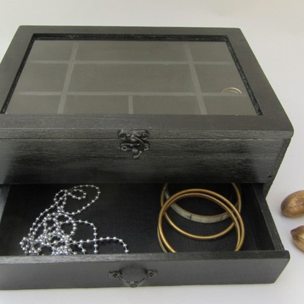 Black Jewelry Box - Etsy