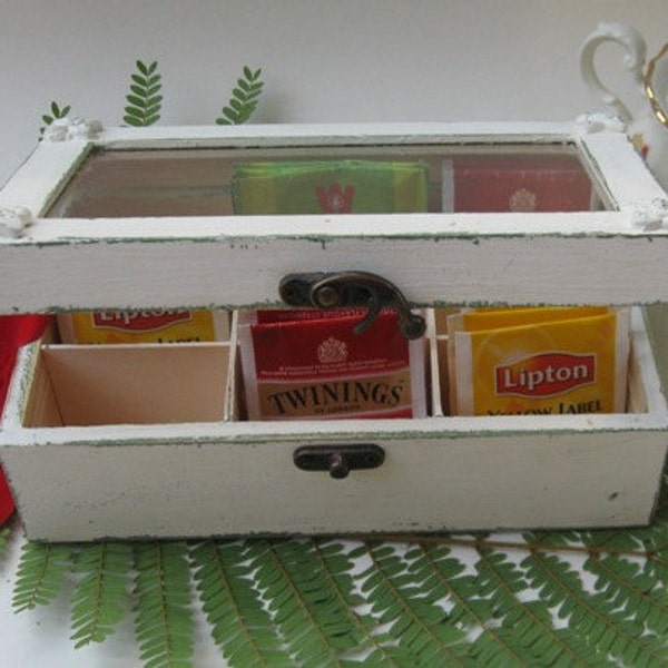 Wooden Tea Box - Etsy