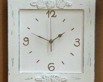 Shabby Chic Clock | Etsy