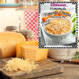 Kitcheneez Homemade Pimento Cheese Spice Seasoning Mix - Handmade ...