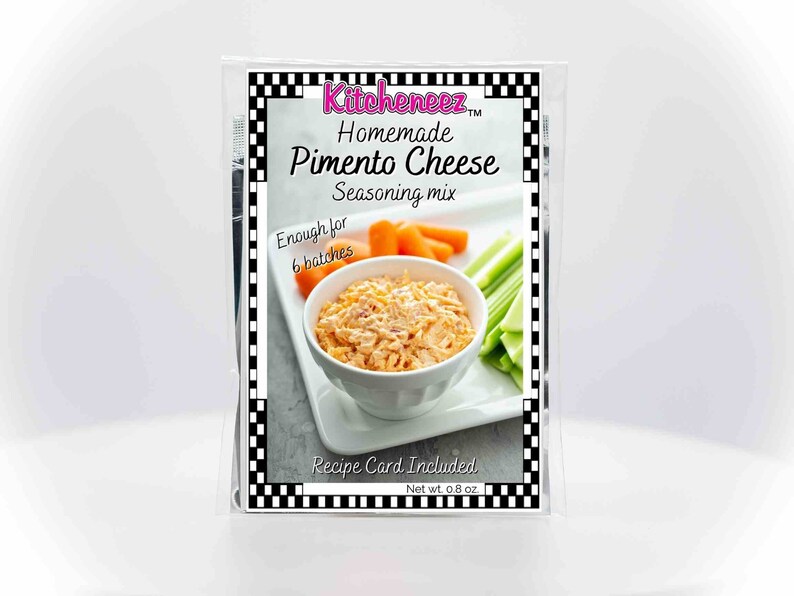 Kitcheneez Homemade Pimento Cheese Spice Seasoning Mix - Handmade ...
