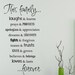 Family Rules Wall Decals - Vinyl Text Wall Words Sticker Art Custom ...