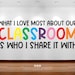 What I Love Most About Our Classroom - Classroom Decal - Rainbow Kids ...