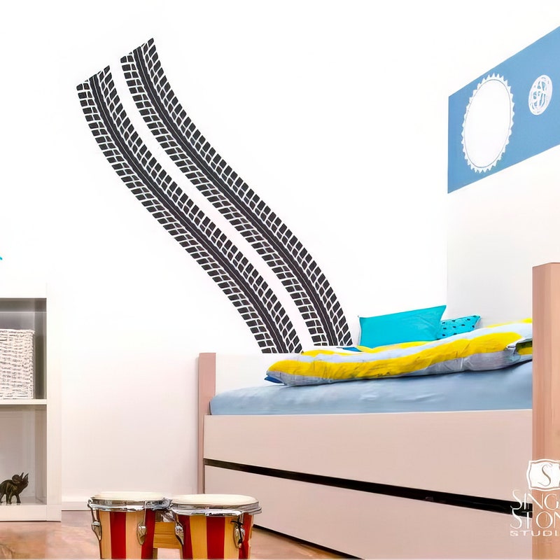 Tire Tracks Stickers - Etsy