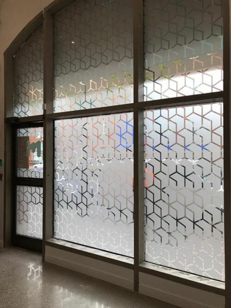 Custom Etched Glass Frosted Vinyl Decals - Business Logos, Storefront ...