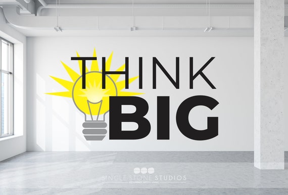 Success Series Think Big Decals Signage Photos Tag - Etsy
