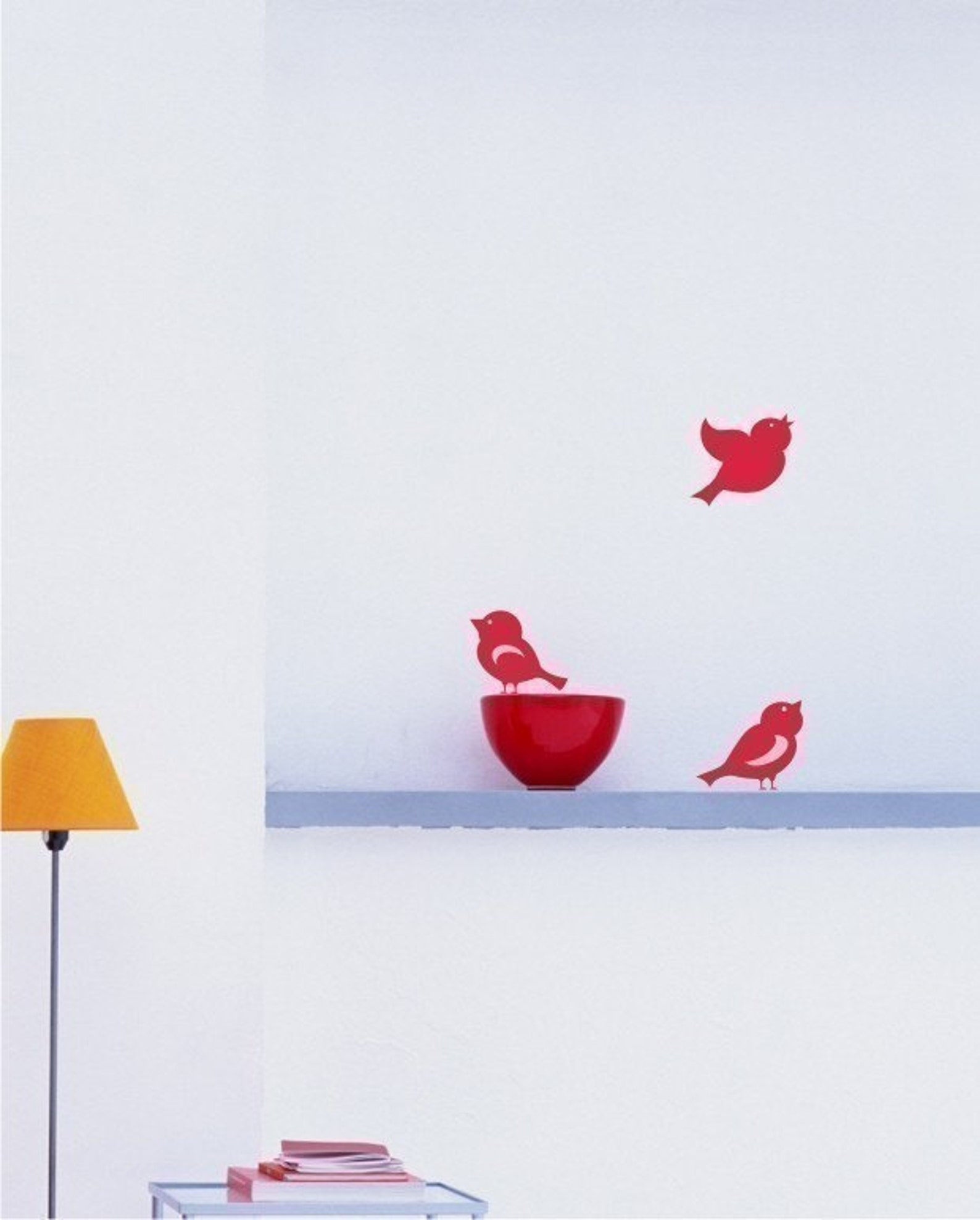 Nursery Twitter Birds Wall Decals - Vinyl Wall Sticker Art Custom Home ...