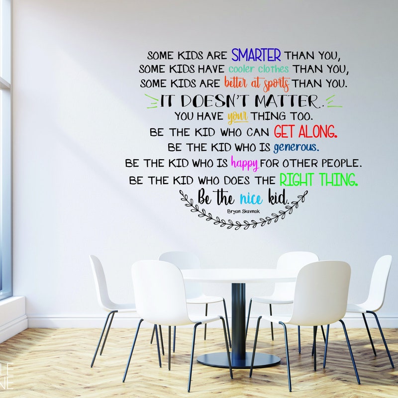 Be the Nice Kid - Etsy