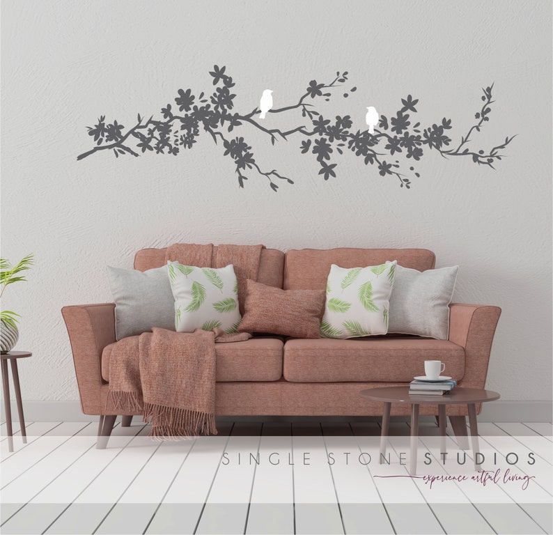 Tree Wall Decal Nature's Longing Branch - Wall Art Stickers Custom Home ...