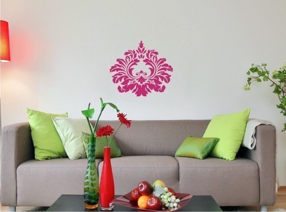 Baroque Wall Decal Vinyl Stickers Art Graphics Custom Home - Etsy