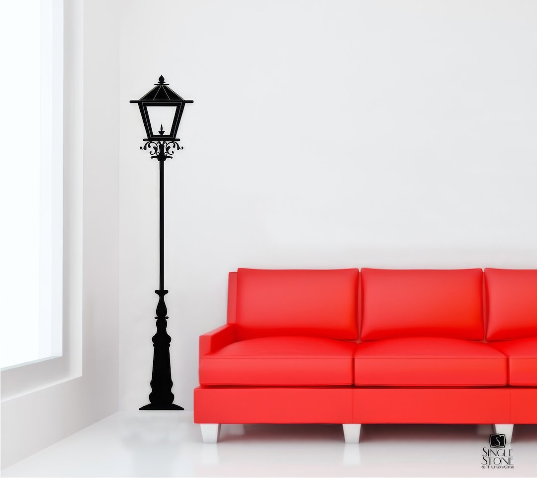 Street Lamp Wall Decal Light Lantern - Vinyl Wall Stickers Art Home ...