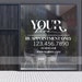 Customized Storefront by Appointment Only Logo Decal Custom Store Hours ...