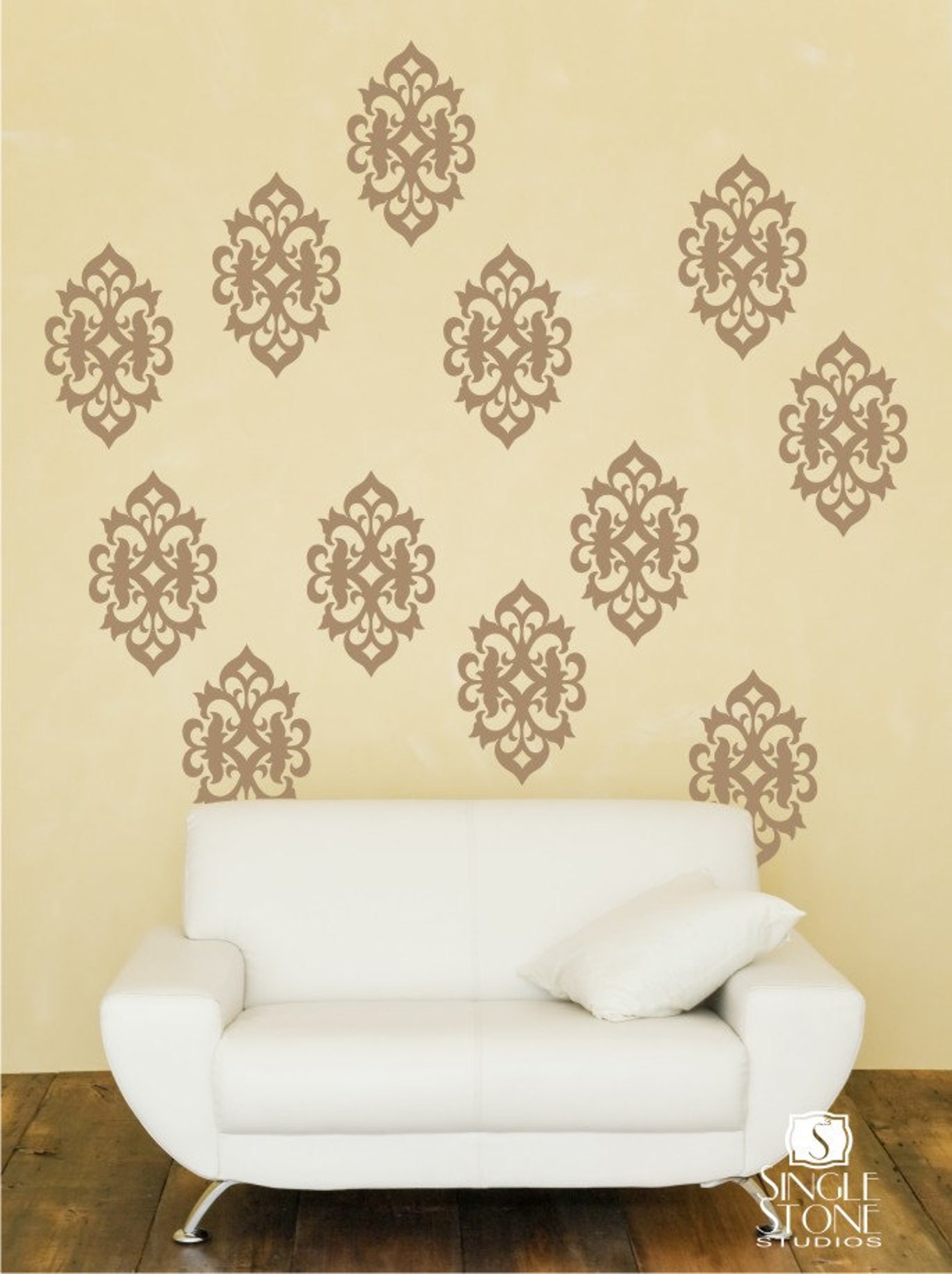 Ornate Wall Decal Pattern Vinyl Stickers Art Custom Home - Etsy