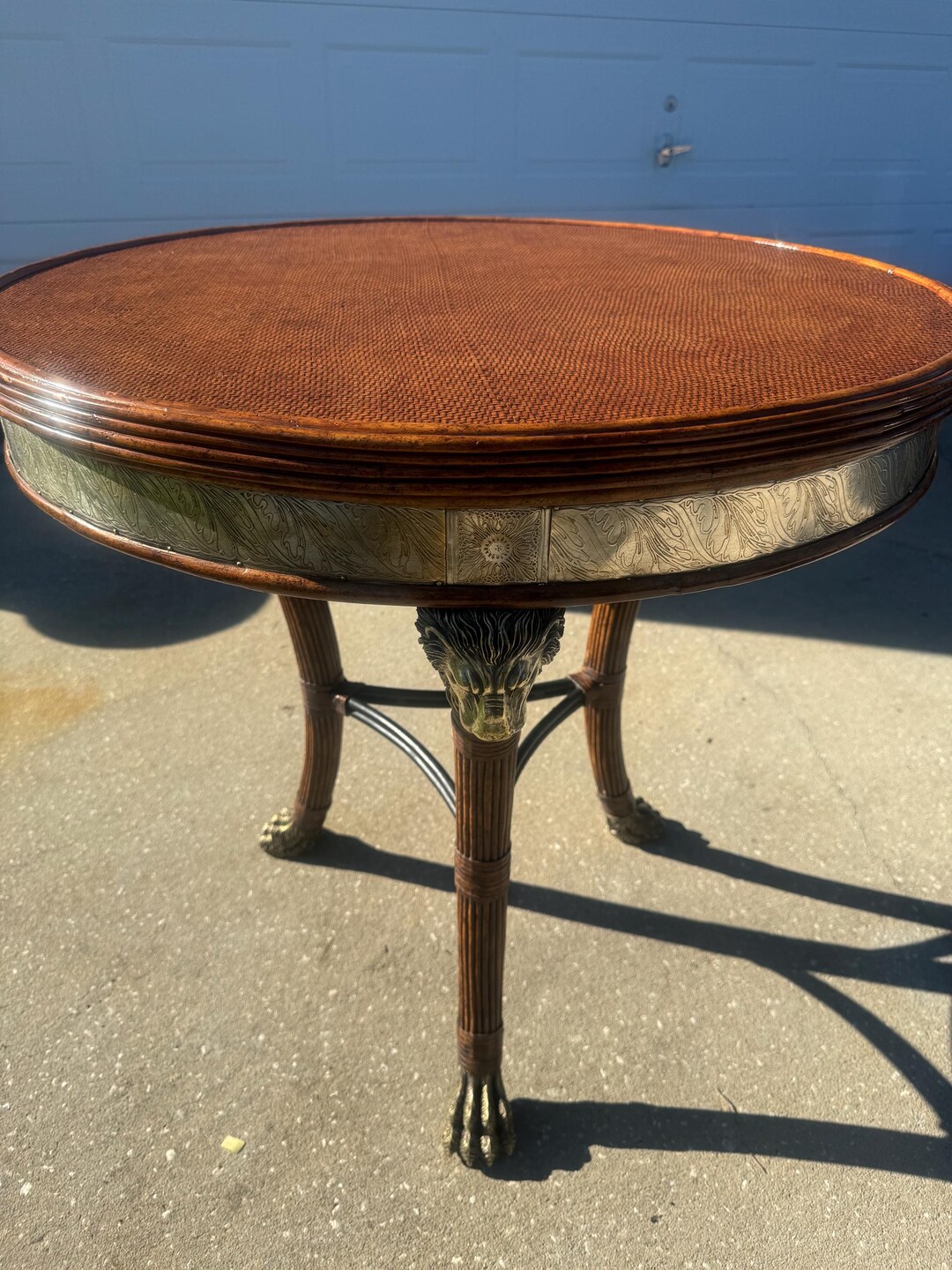 Very Rare Exquisite Lion Table by Maitland-smith, Hand Made. - Etsy