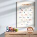 Printable Dutch Alphabet Poster, Montessori, Education, Colorful ...
