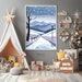 Printable Nostalgic Winter Poster - Baby Snow Bunny, Christmas Vibes ...