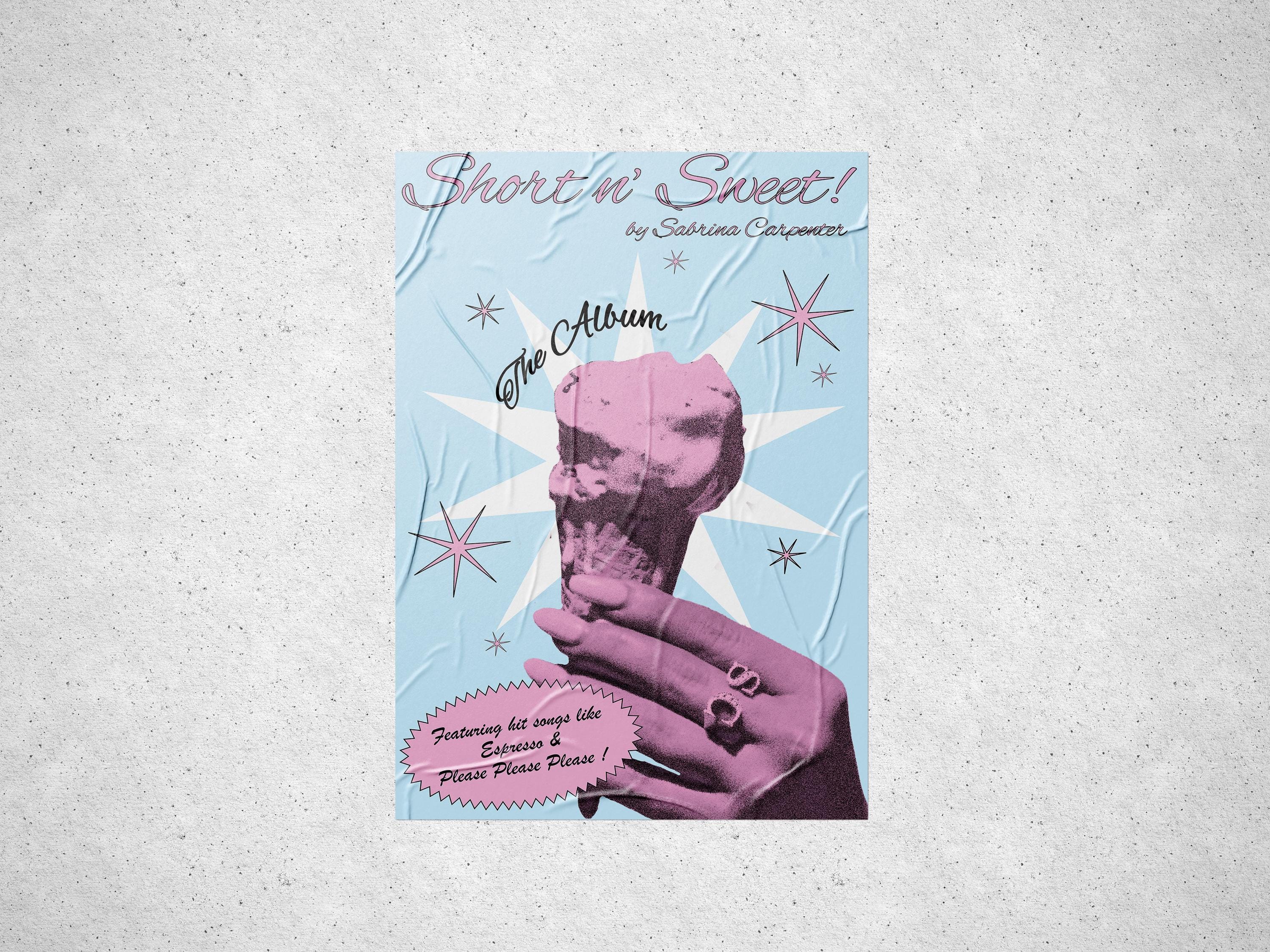 Sabrina Carpenter Short N' Sweet Poster - Etsy UK