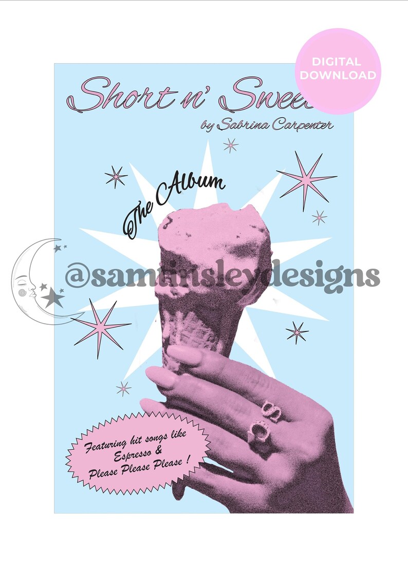 Sabrina Carpenter Short N' Sweet Poster - Etsy Canada