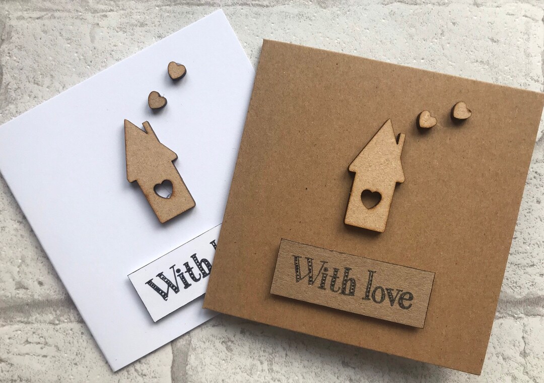 Handmade New Home Card / New House Card / Moving Home Card / Moving ...