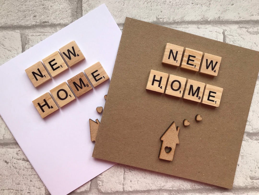 Handmade New Home Card / New House Card / Moving House Card / Moved ...