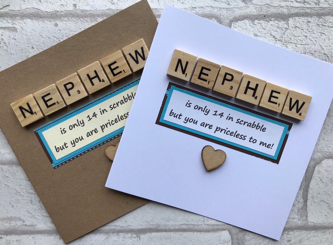 Handmade Card / Nephew Card / Happy Birthday Nephew Card/ Nephew ...