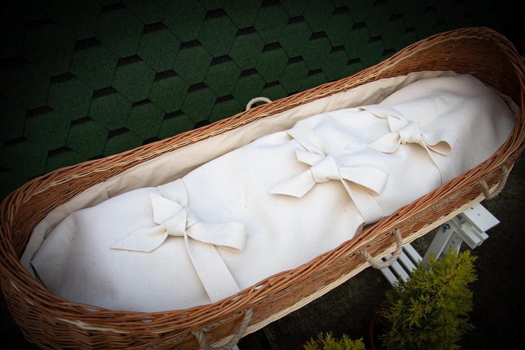 Rustic Felted Wool Natural Burial Shroud With Free Delivery - Etsy