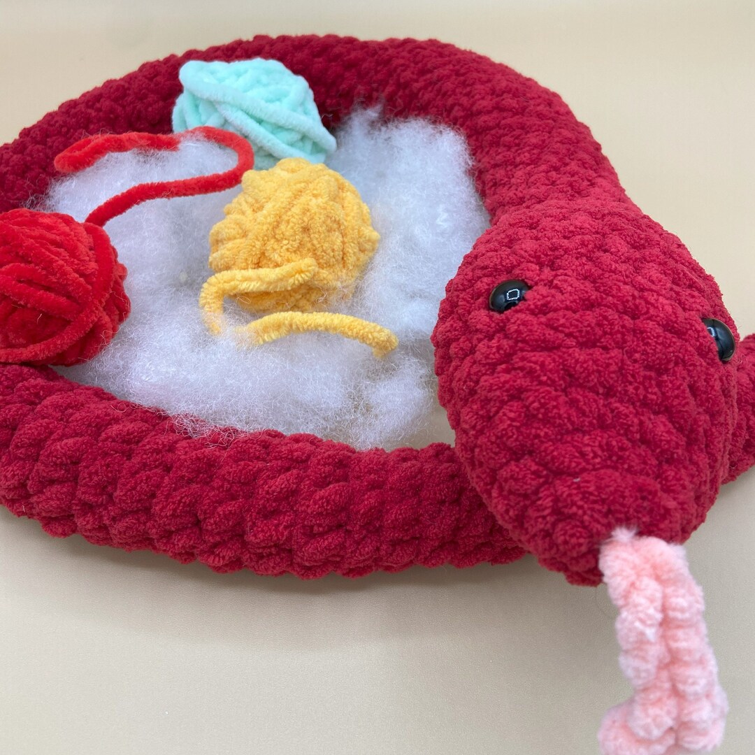 Big Crochet Amigurumi Snake! - Etsy