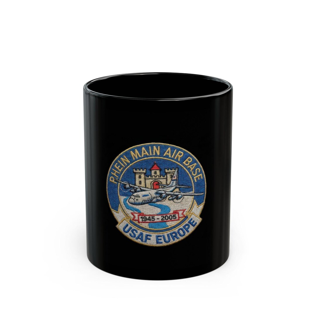 Rhein Main Air Base USAF Mug, Vintage Military Patch, 1945-2005 - Etsy