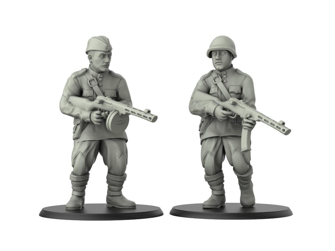 1/35 Scale WW2 German Soldiers X 2, Diorama UNPAINTED - Wargames ...