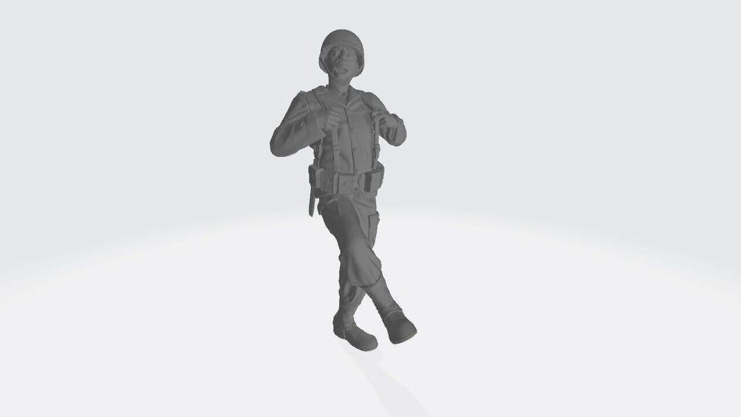 1/35 Scale WW2 US Soldiers X4, Diorama UNPAINTED Unusual Poses - Etsy