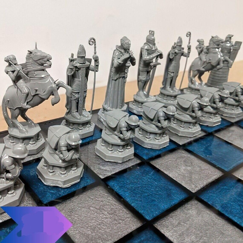 Harry Potter Wizards Chess Set UNPAINTED High Quality - Etsy