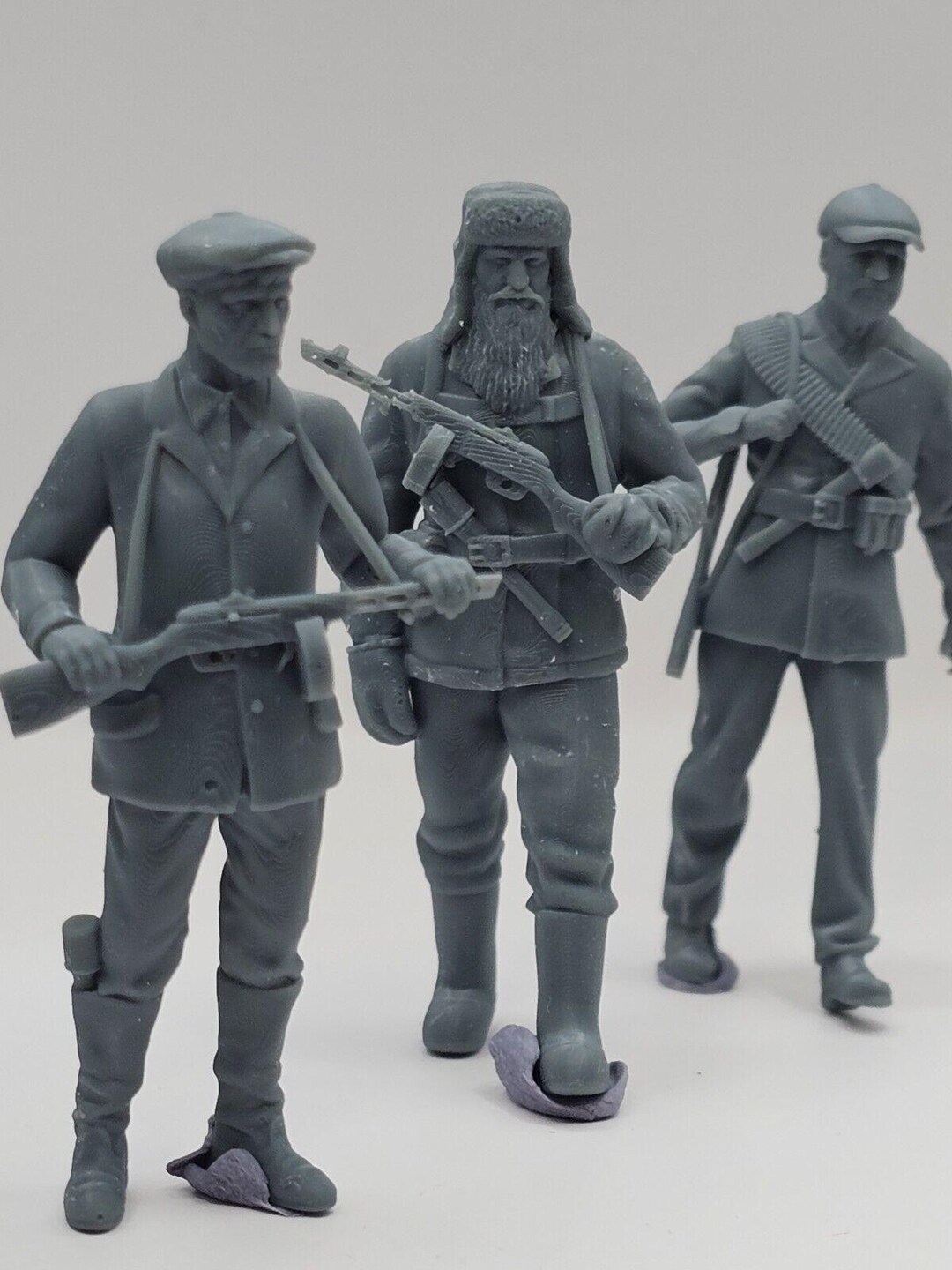 1/35 Scale 7 X WW2 Partisan Soldiers , Diorama UNPAINTED - Etsy