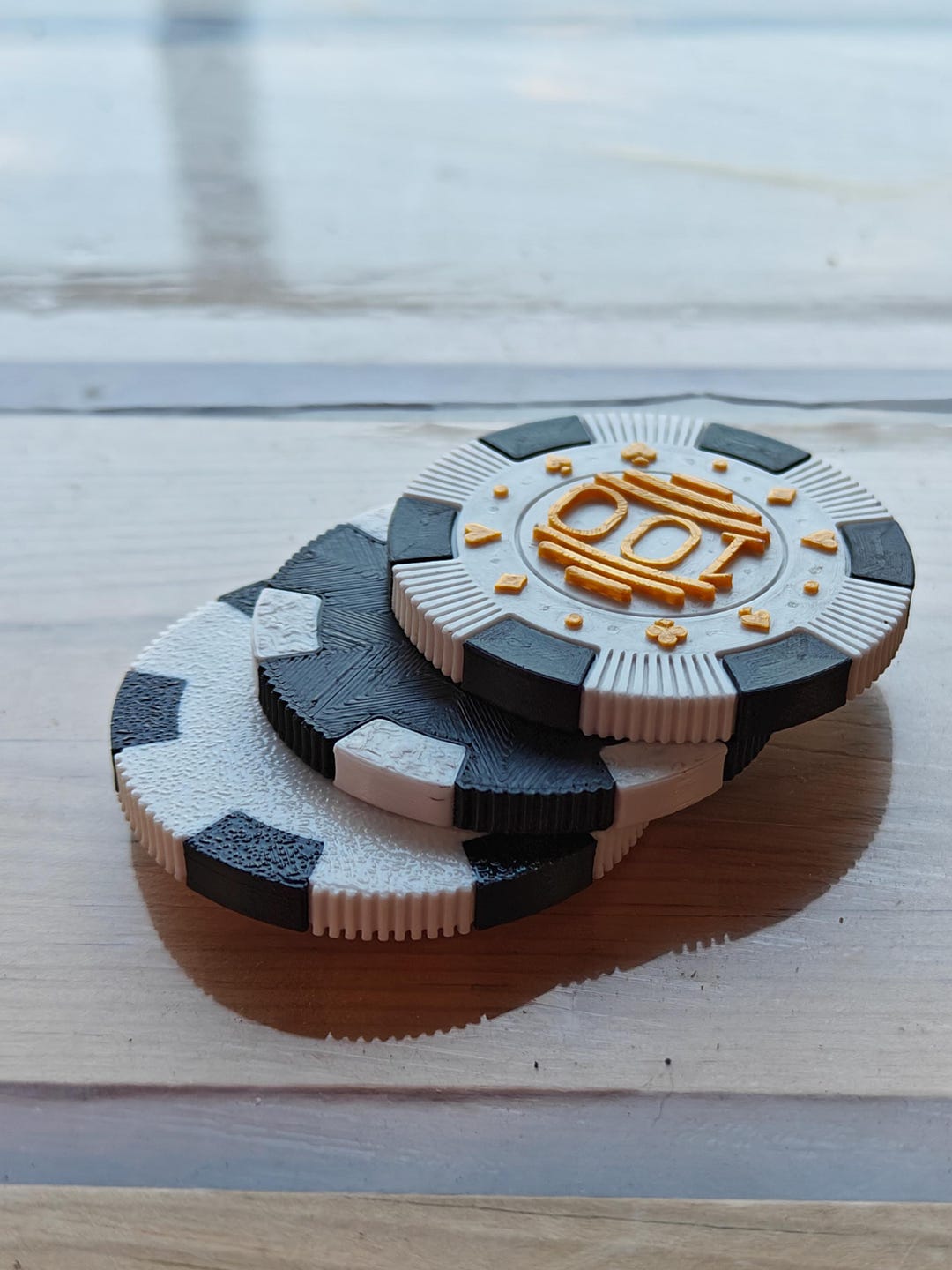 Magnetic Fidget Slider - Casino Poker Chip Design - Etsy