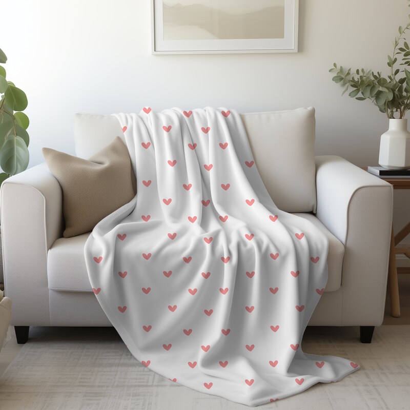 Hearts Blanket - Etsy
