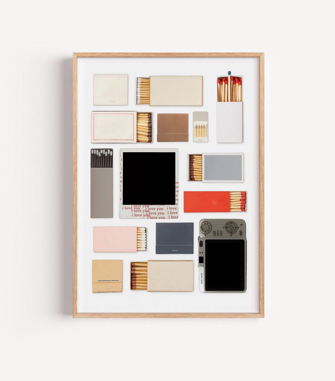 Blank Matchbox Template | Matchbook Download | Custom Matchbook Art ...