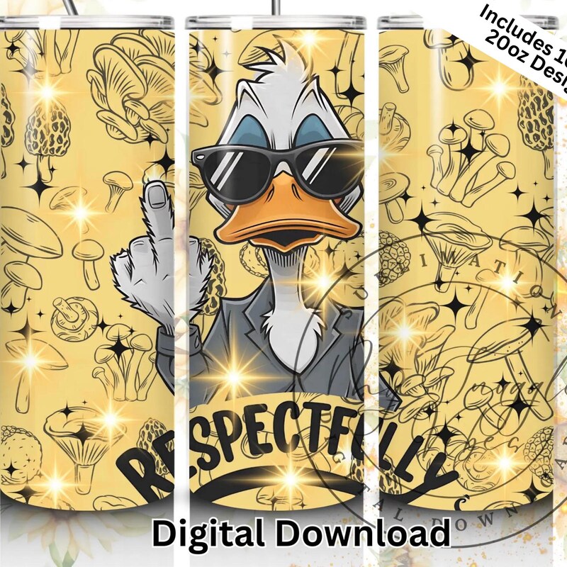 Middle Finger Duck - Etsy