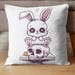 Goth Easter Bunny Clipart | Creepy Cute Rabbit PNG | Skulls & Spooky ...