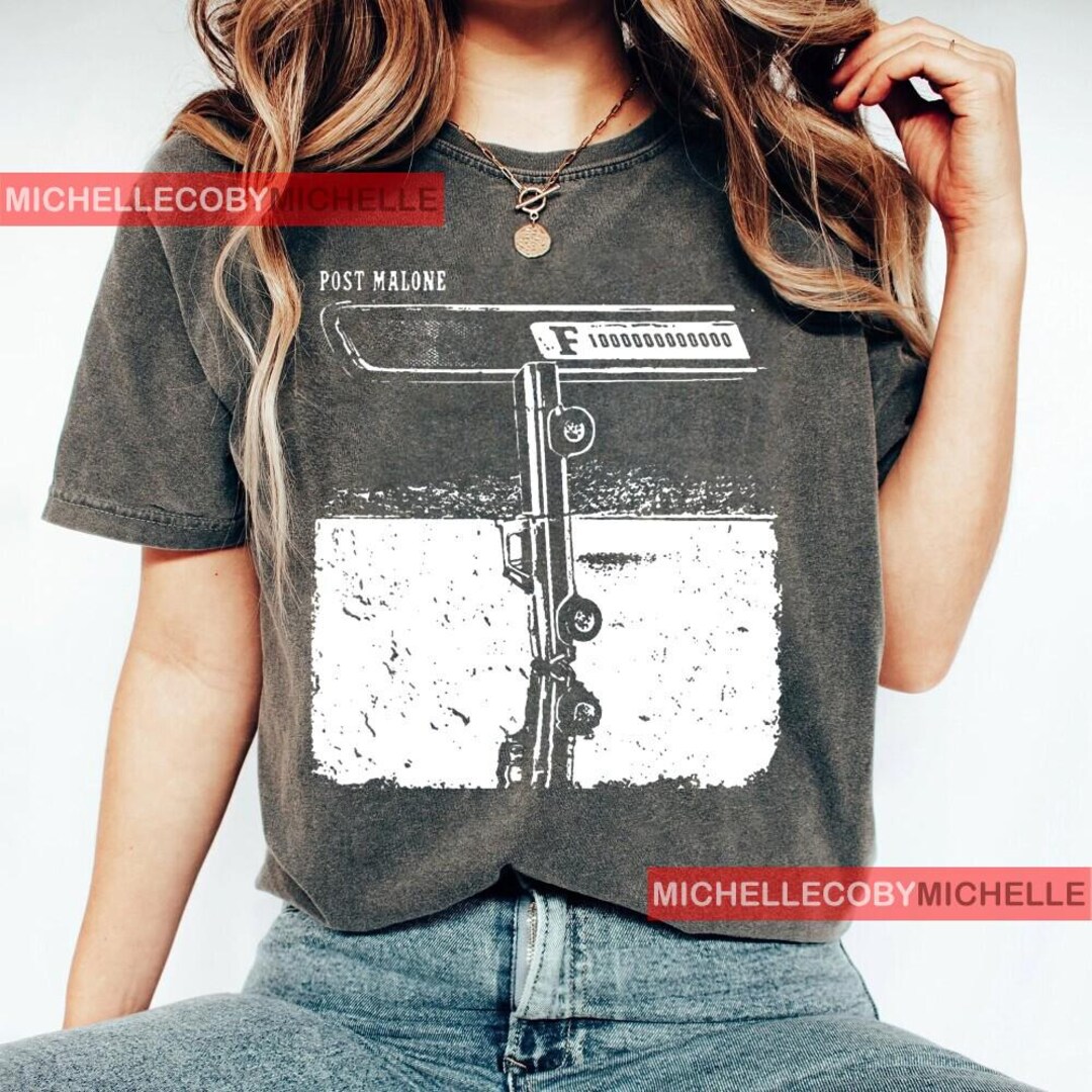 Vintage Post Malone Shirt, Post Malone the F-1 Trillion Album Shirt ...