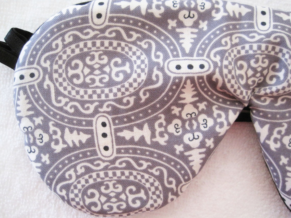 Certified ALL ORGANIC COTTON Sleep Mask Eye Mask Adjustable - Etsy