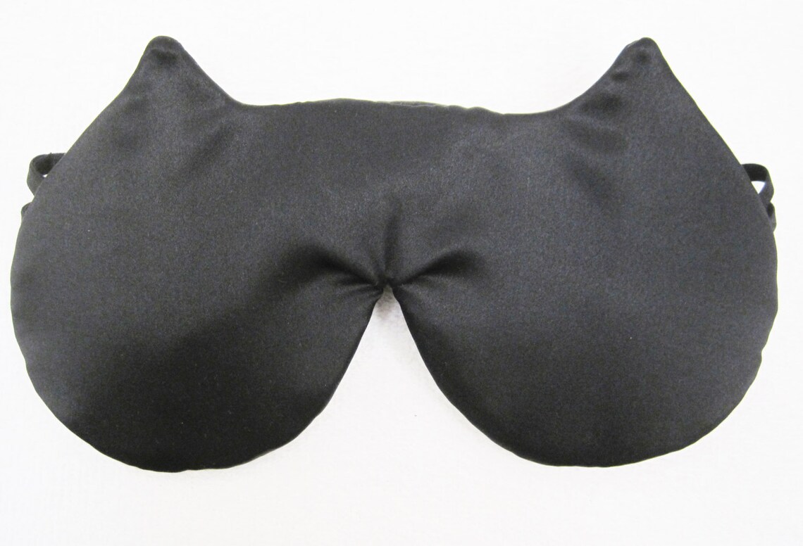 Silk Cat Mask Silk Sleep Mask Silk Eye Mask Anti-aging - Etsy