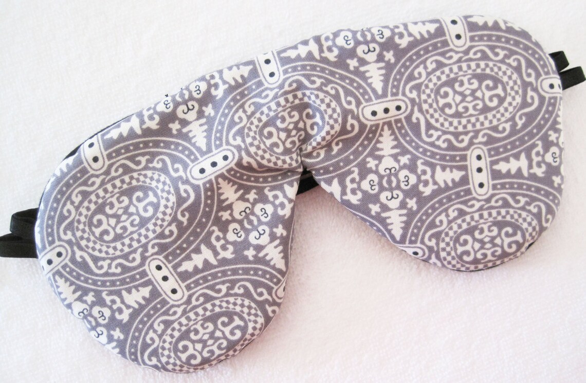 Certified ALL ORGANIC COTTON Sleep Mask Eye Mask Adjustable - Etsy