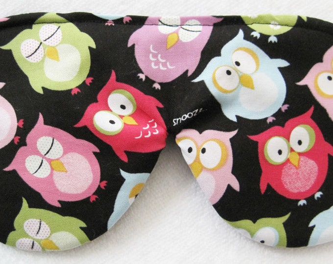 Sleep Eye Mask With Sleepy Hoot Owls Fully Adjustable - Etsy