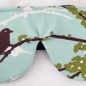 Real Silk and Birds Sleep Mask Eye Mask Travel Mask Eye Pillow Eye ...